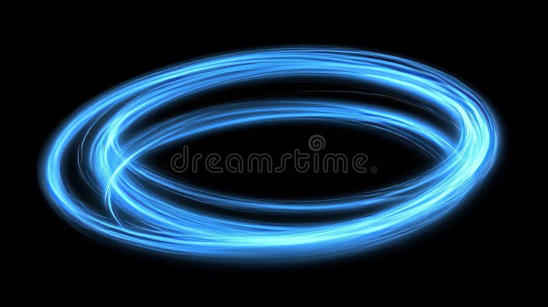 This Image Showcases Mesmerizing Blue Ripples that Generate a Striking ...