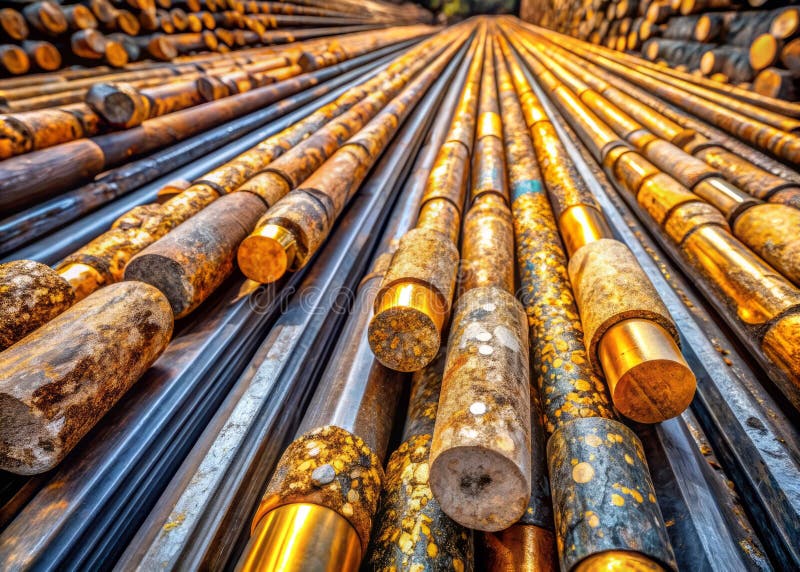 Australian Orogenic Gold Deposit Diamond Drill Core Samples Prepared ...