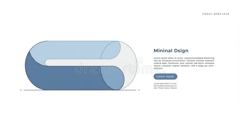 Minimalist Capsule Design stock illustration. Illustration of ...