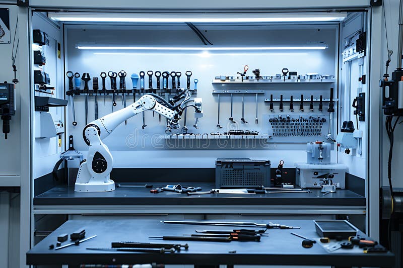 Robotic Workstation Stock Illustrations – 1,081 Robotic Workstation ...