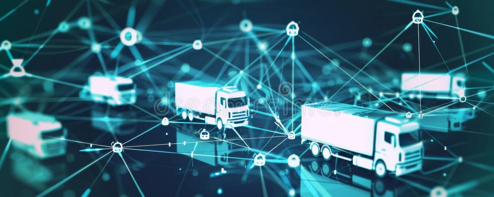 Smart Fleet Management System Visualized with Connected Trucks on ...