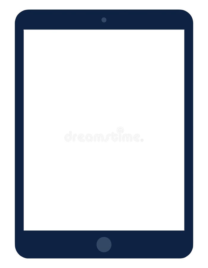 Tablet Device Screen Modern Electronic Gadget Technology Stock Photo ...