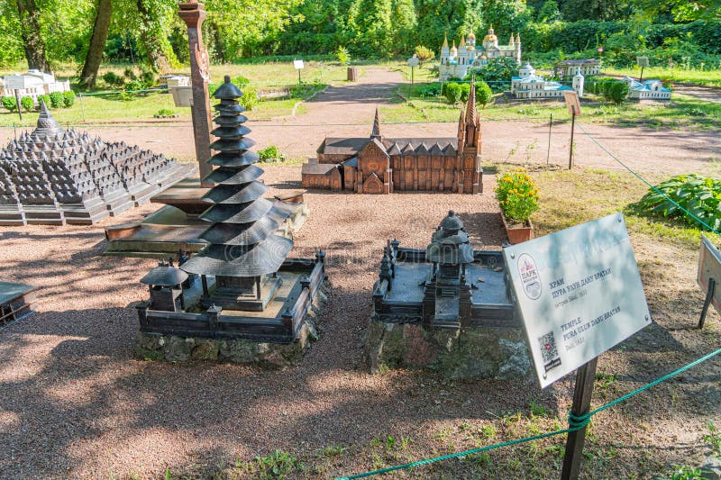 The Image Showcases an Outdoor Exhibition of Traditional Southeast ...