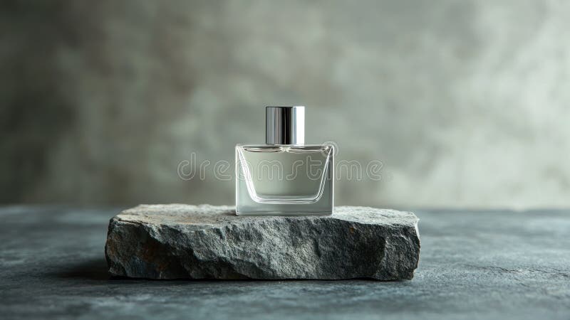 AI-Generated Perfume Mockup Stock Illustration - Illustration of black ...