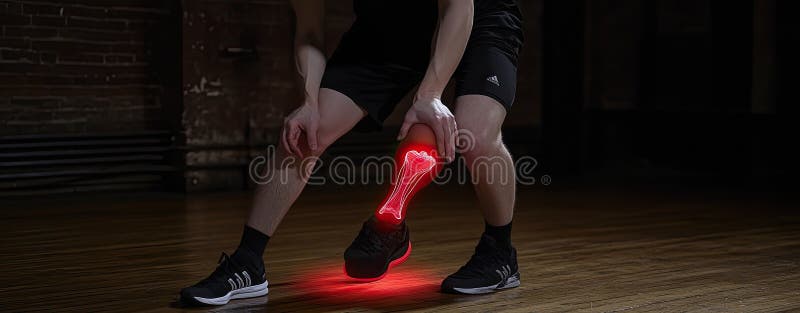 AI-Generated Tibia Visualization Stock Illustration - Illustration of ...