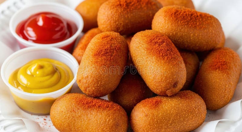 Mini Corn Dogs Stock Illustrations – 14 Mini Corn Dogs Stock ...