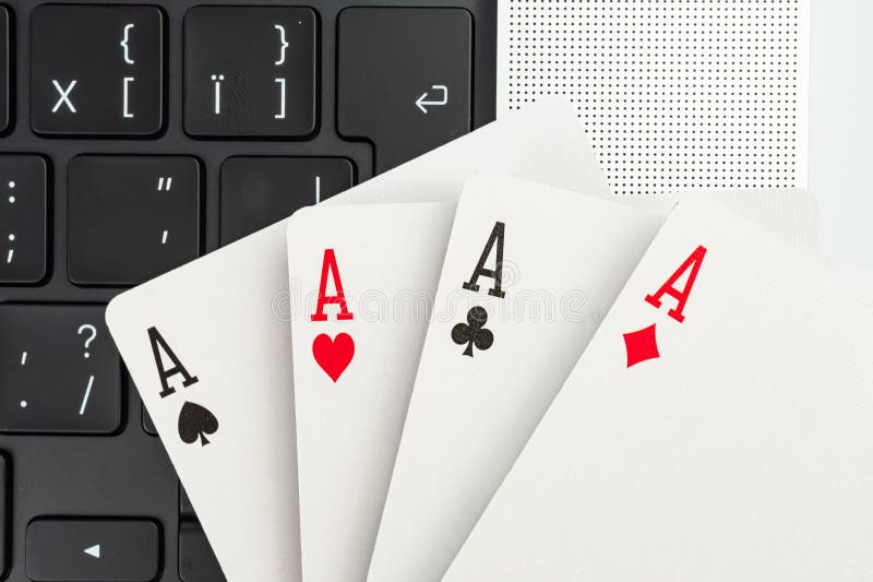 An Image Showcases Playing Cards with the Ace of Spades, Arranged Near ...