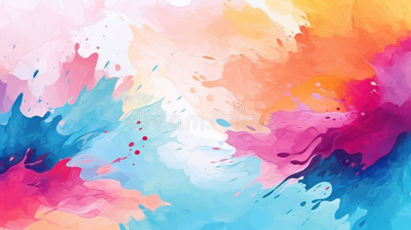 Vibrant and Colorful Background Bursting with Various Hues Stock ...