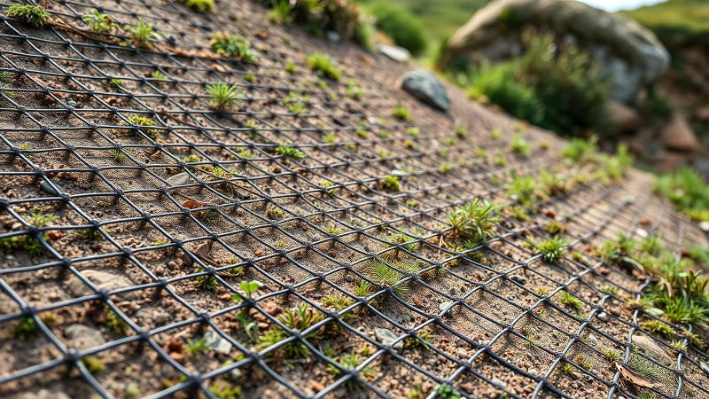 Geogrid Reinforcement Stock Illustrations – 21 Geogrid Reinforcement ...