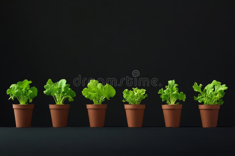 Minimalist Seedling Composition Stock Illustration - Illustration of ...