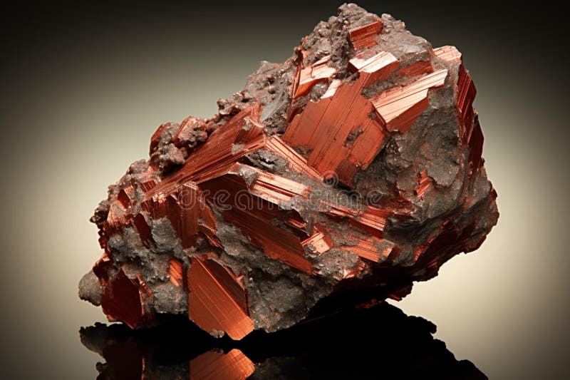 Sample of copper ore stock illustration. Illustration of mineral ...