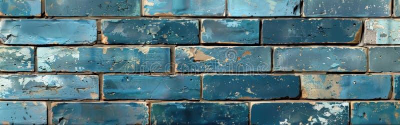 Seamless Blue Brick Subway Tiles Wall Texture for Wide Background and ...