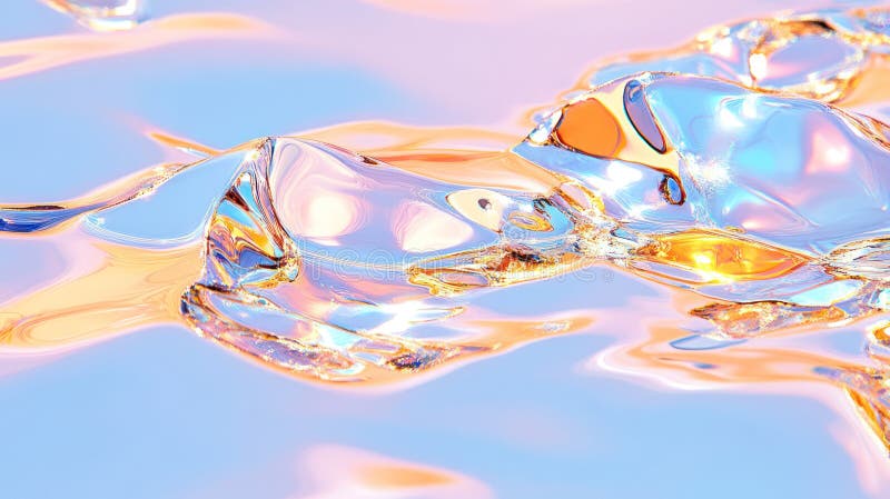 Reflective Metallic Textures with Shadows Stock Illustration ...