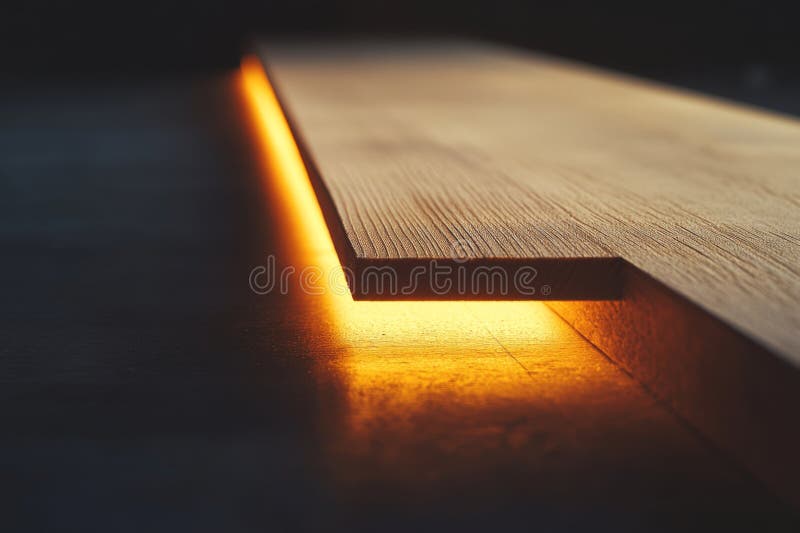 Smooth Finish Cladding Board Side View Stock Illustration ...