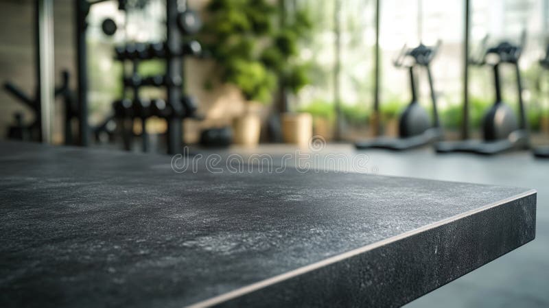 Contemporary Fitness Gym Equipment Stock Illustration - Illustration of ...