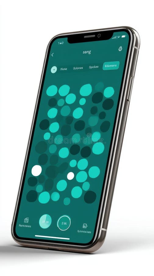 Sang App Mobile Sleep Tracking and Analysis Stock Illustration ...