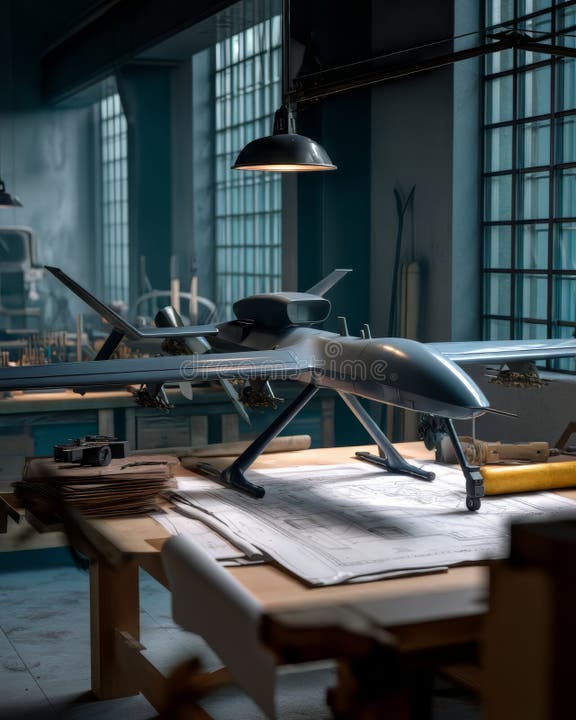 Innovative Startups Using Drone Prototypes on Workbenches for Creative ...