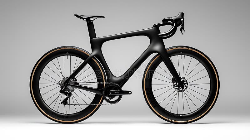 Sleek Lightweight Composite Bike Frame Design Stock Illustration ...