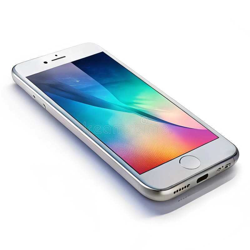 Modern Smartphone with Sleek Design and Minimalistic Features Stock ...