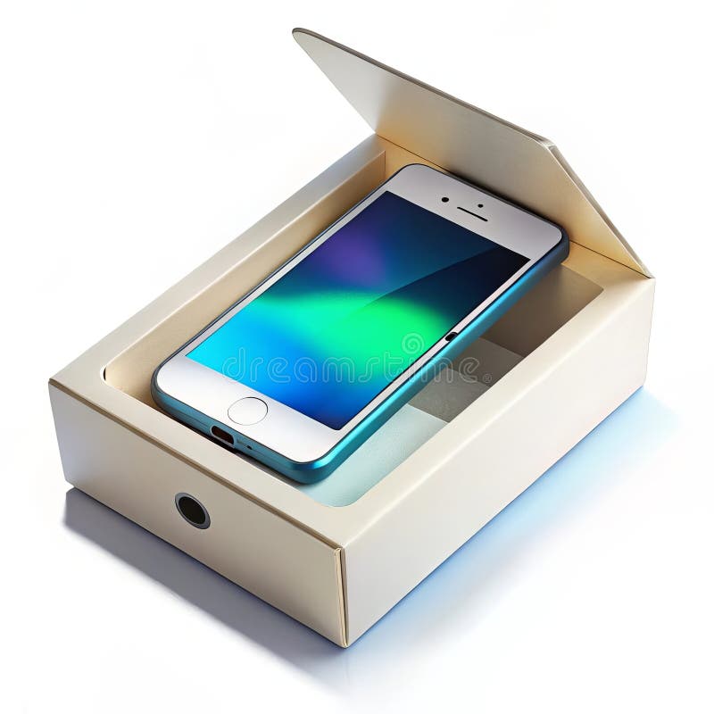 Modern Smartphone with Sleek Design and Minimalistic Features Stock ...