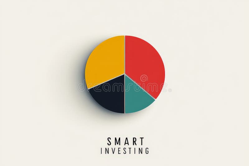 Elegant Minimalist Pie Chart Stock Illustration - Illustration of data ...