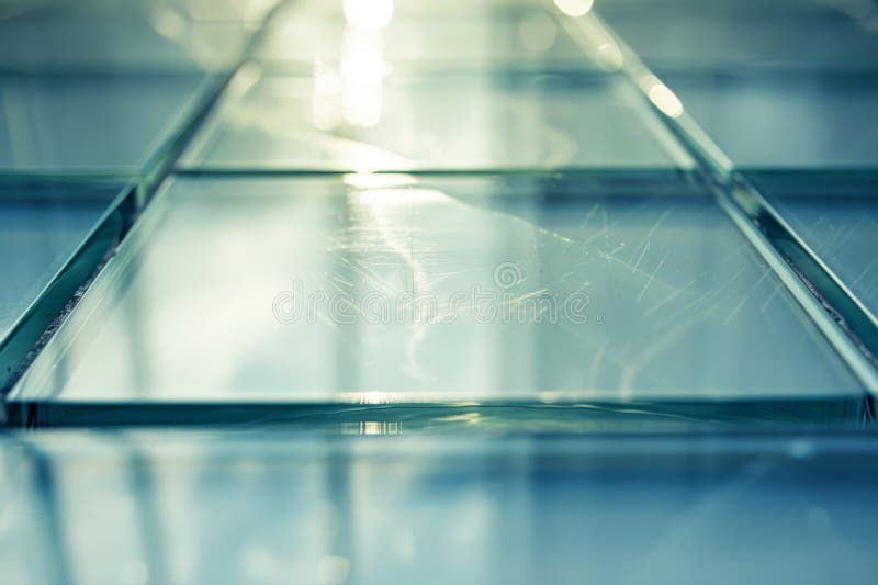 Sleek Modern Glass Panel Texture Stock Illustration - Illustration of ...