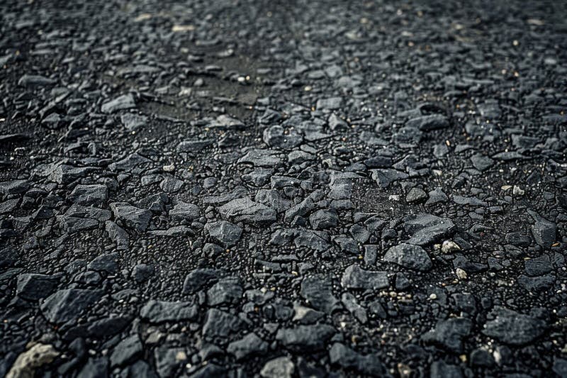 Freshly Laid Asphalt Road Texture Stock Illustration - Illustration of ...