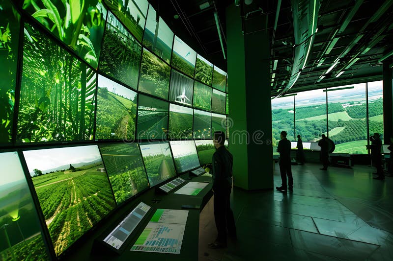 Advanced Agricultural Monitoring System with Extensive Green Field ...