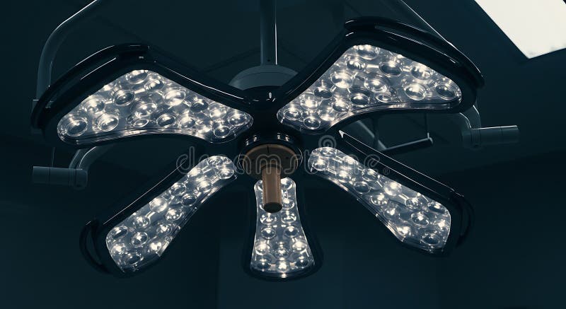 Modern Surgical Operating Room LED Lighting System Stock Illustration ...