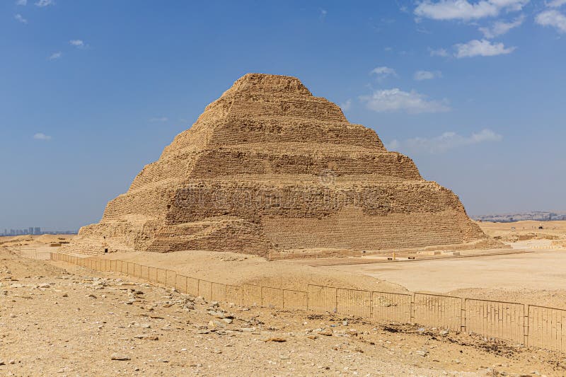 The Step Pyramid of Djoser: Egypt’s Oldest Pyramid Stock Image - Image ...