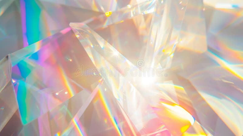 Abstract Prismatic Light Reflection Generative AI Stock Photo - Image ...