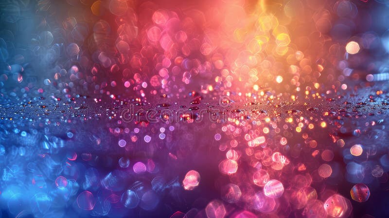 Spectacular Rainbow Glare on a Light Background with Vivid Bokeh ...