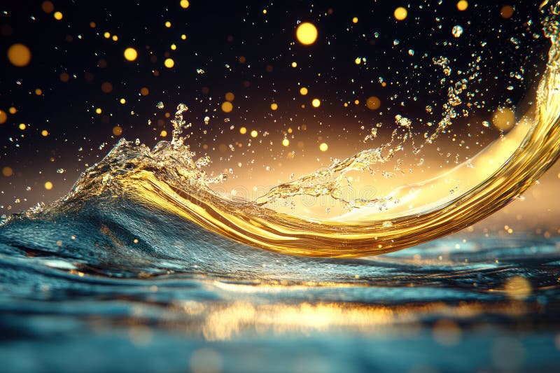 Refreshing Water Splash Effect Background Stock Illustration ...