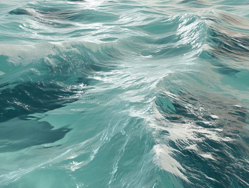 Image Showcases Stunning Water Surface Texture with Dynamic Waves and ...