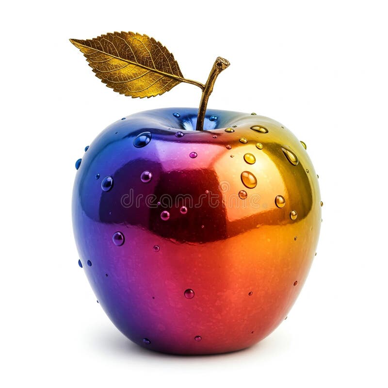 Surreal Apple: a Digital Art Illusion Stock Illustration - Illustration ...