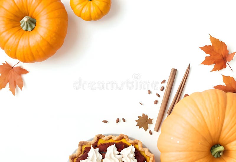 Thanks Giving Frame Copy Space Ai Generated Stock Photo - Image of copy ...