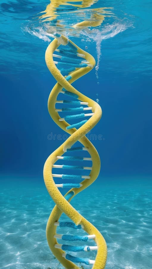 Image Showcases a Three-dimensional Representation of a DNA Double ...