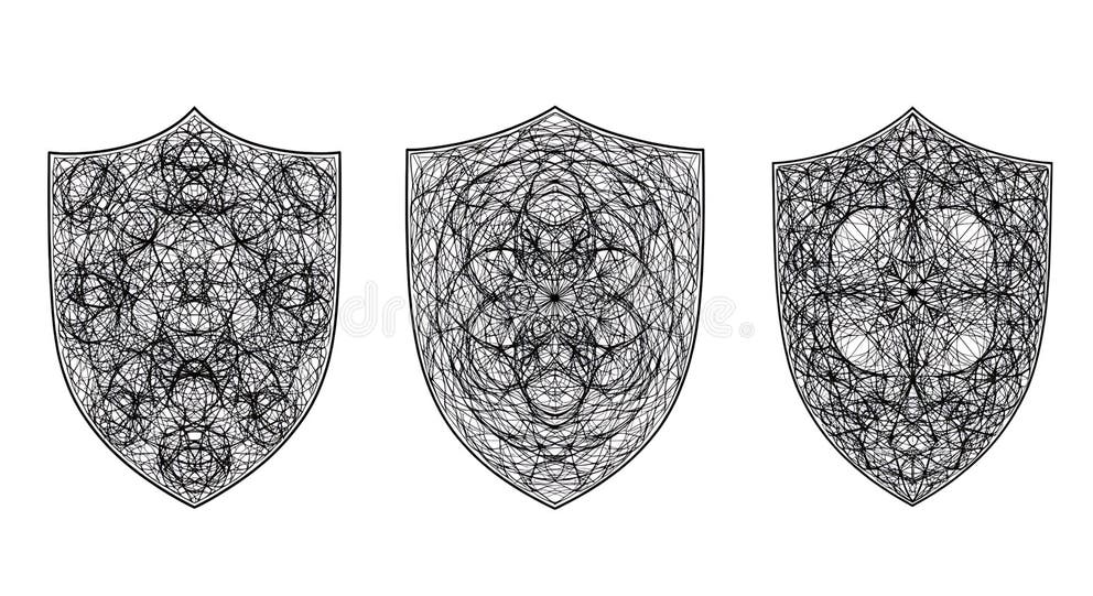 Black Filled Shields Stock Illustrations – 133 Black Filled Shields ...