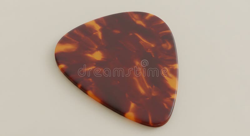 Tortoiseshell Guitar Pick stock image. Image of accessory - 373463395