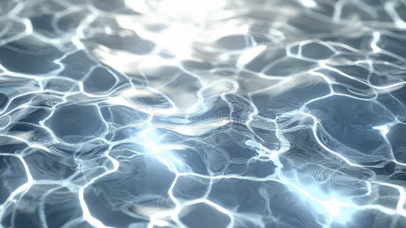 This Image Shows a Calm, Shimmering Water Surface. Generative AI ...