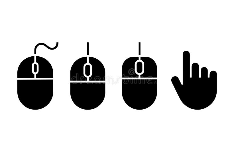 Various Mouse Cursor Selections Stock Illustrations – 1 Various Mouse ...