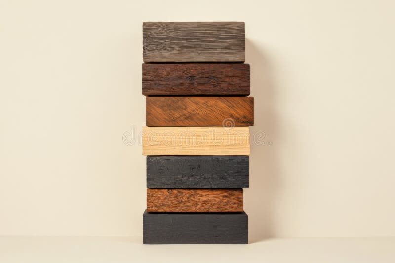 Textured Cladding Boards Display Stock Illustration - Illustration of ...