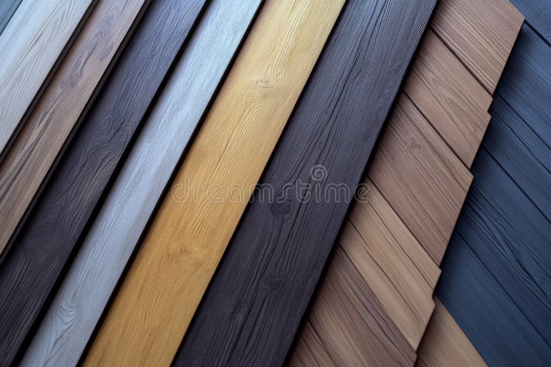 Artistic Display of Cladding Boards Stock Illustration - Illustration ...