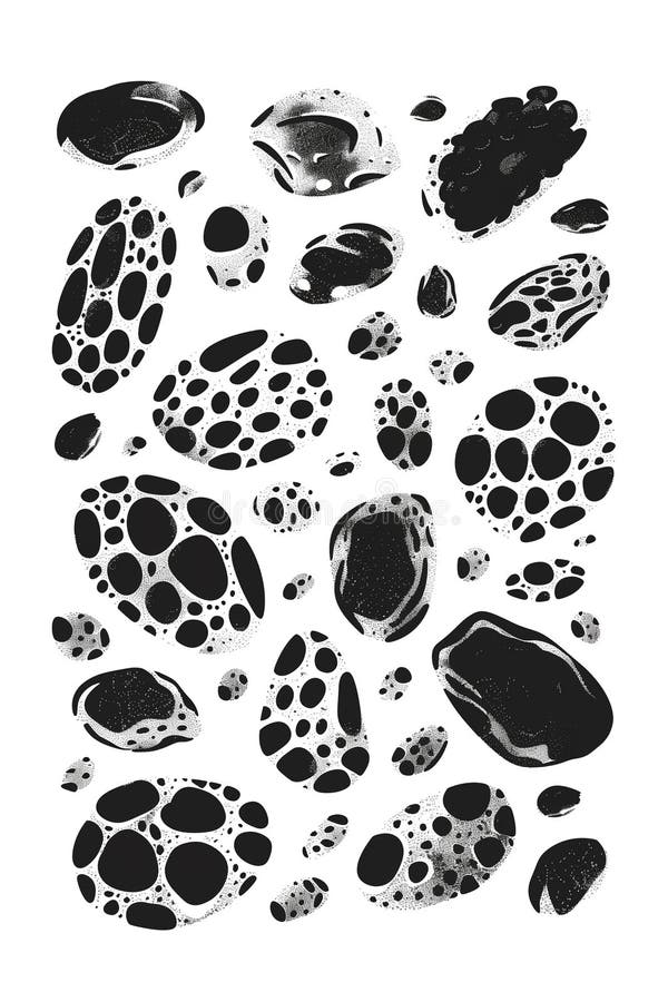 Creative Set of Irregular Round Blob Forms for Graphic Design Purposes ...