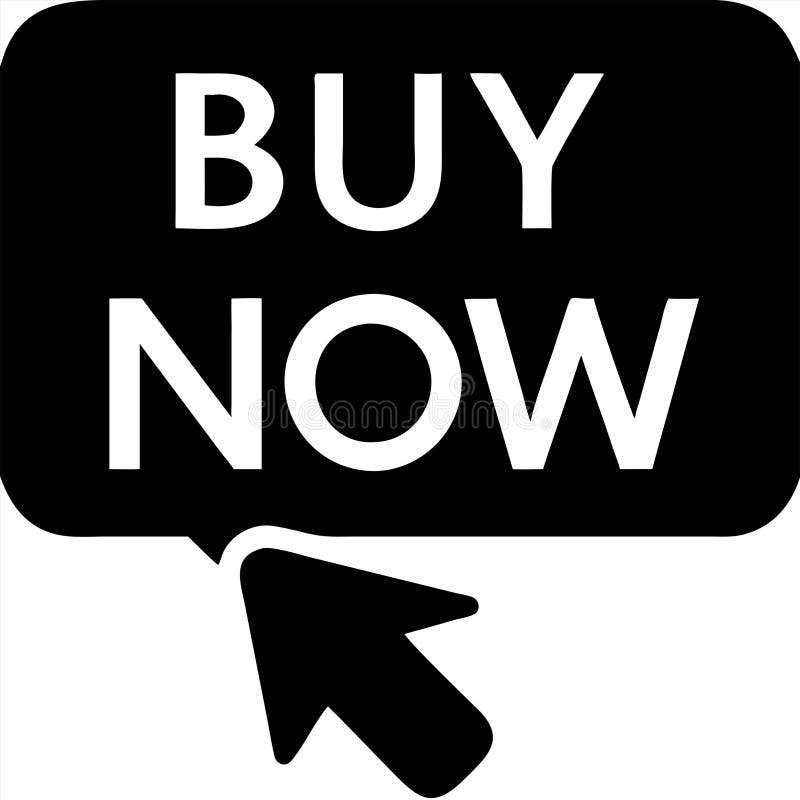 Buy Now Button with Mouse Cursor for E-commerce Websites and Online ...