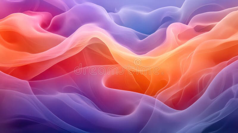 Metamorphosis: Abstract Smoke Patterns in Vibrant Colors Conveying ...