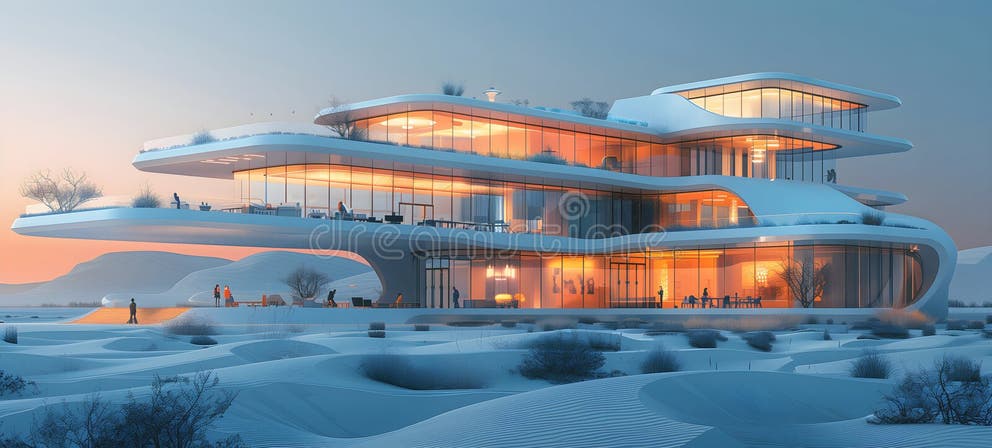 Futuristic Architecture in the Desert – Sustainable Timber House with ...