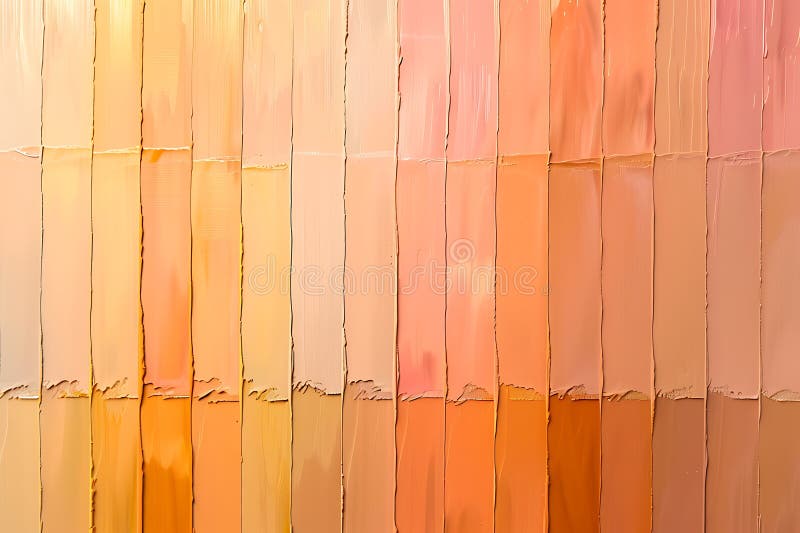Abstract Orange and Beige Palette of Vertical Stripes Stock ...