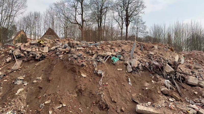 Deteriorated Concrete and Debris at the Site Indicate Extensive Damage ...