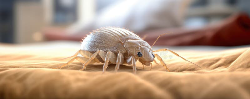 An Image Showcasing a Dust Mite within a Bed Underscoring the ...